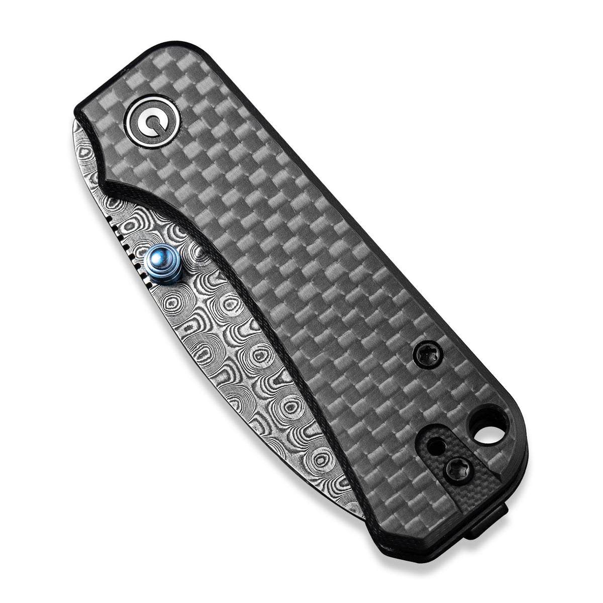 CIVIVI Baby Banter - Carbon Fiber - Damascus