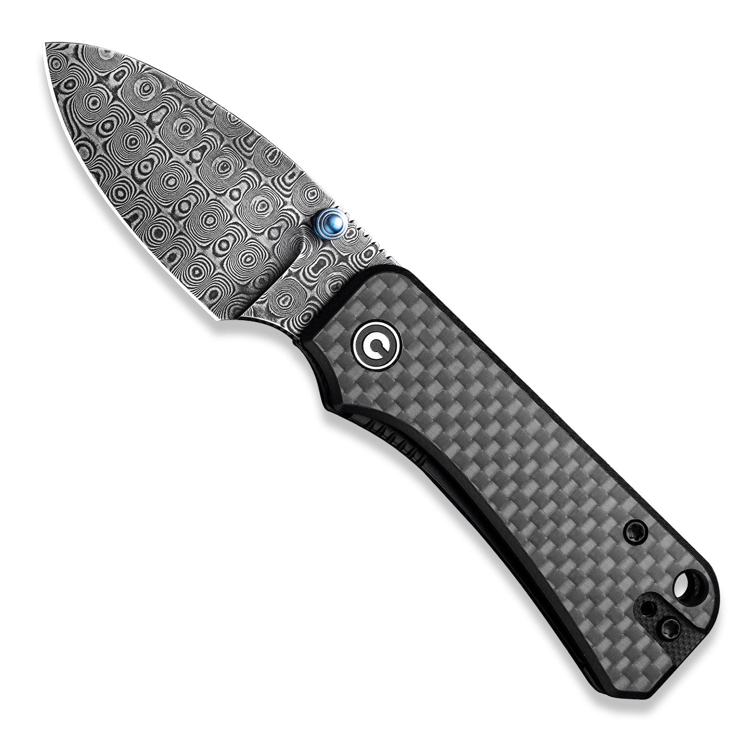 CIVIVI Baby Banter - Carbon Fiber - Damascus