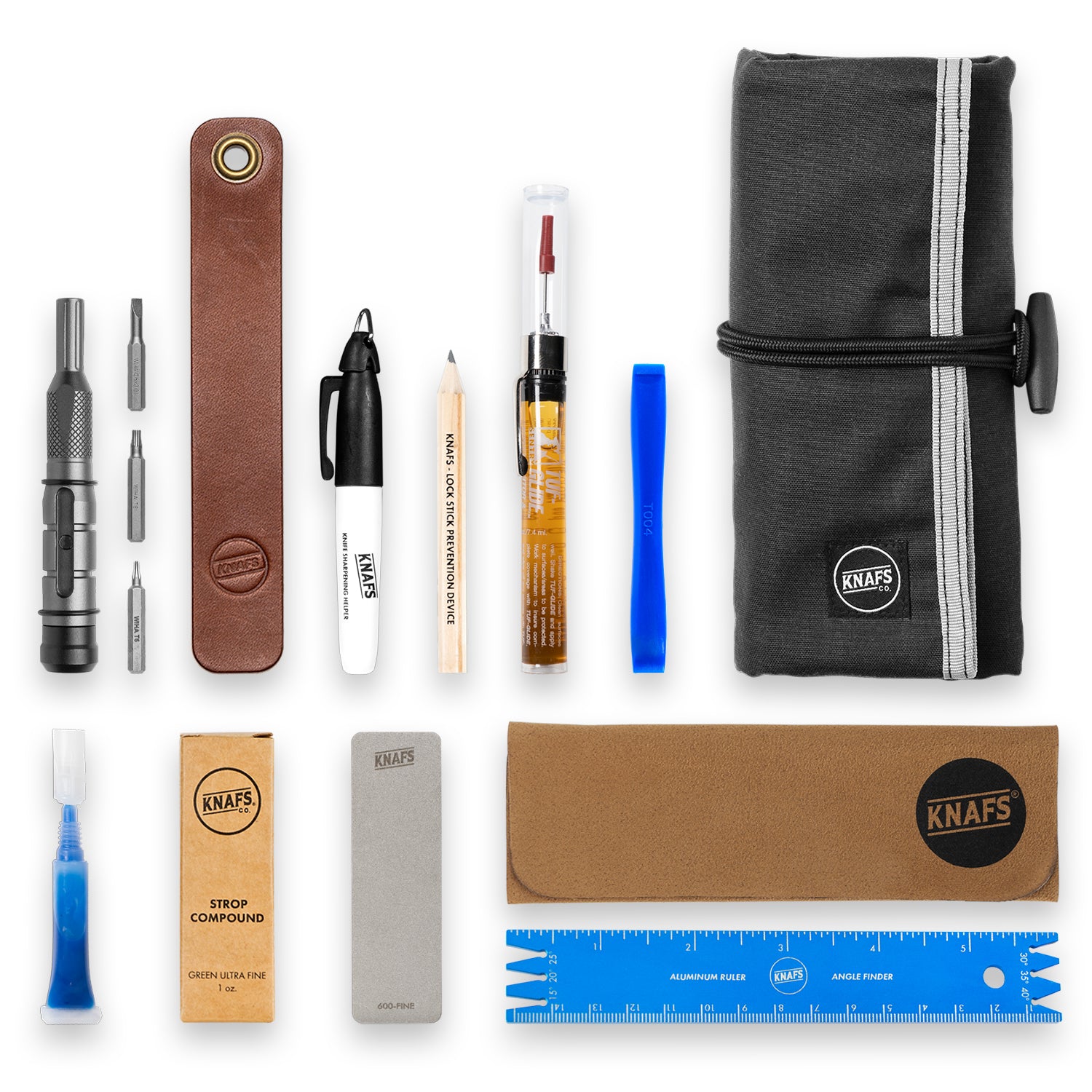 Loaded Tool Burrito - 13-in-1 Knife Maintenance Tool Kit – Knafs