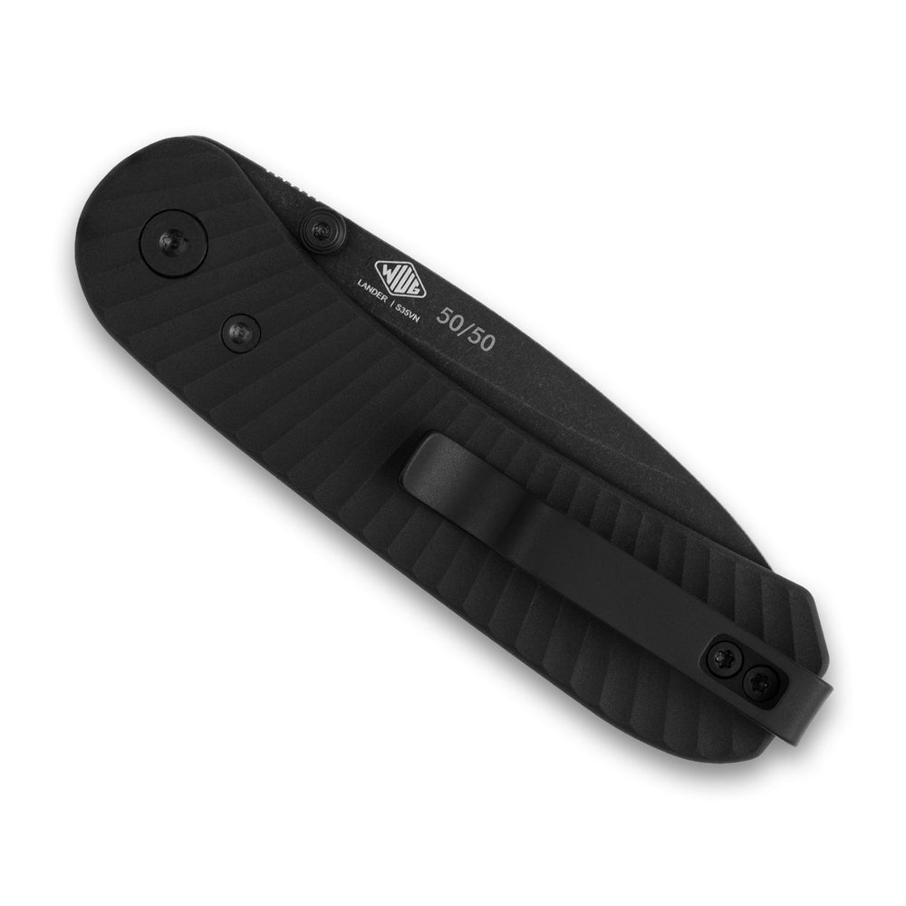 Lander 1 Pocket Knife - Limited Edition Solar Flare Aluminum Scales