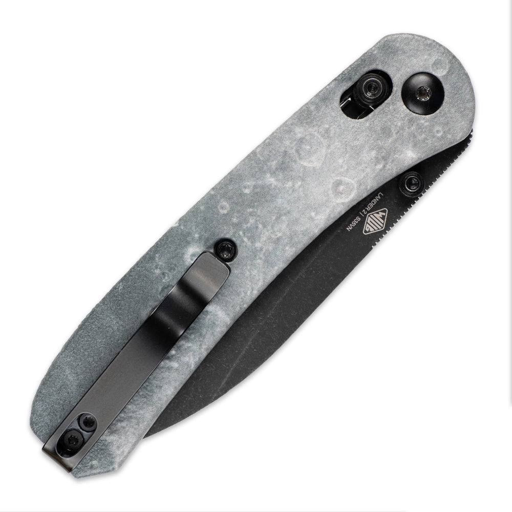 Lander 2 Knife Scales - 3D Lunar Moon Surface - Tranquility Base