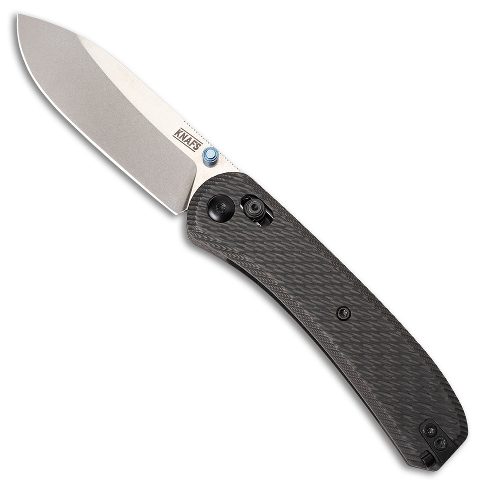 Lander 2 Knife Scales - Bias Carbon Fiber