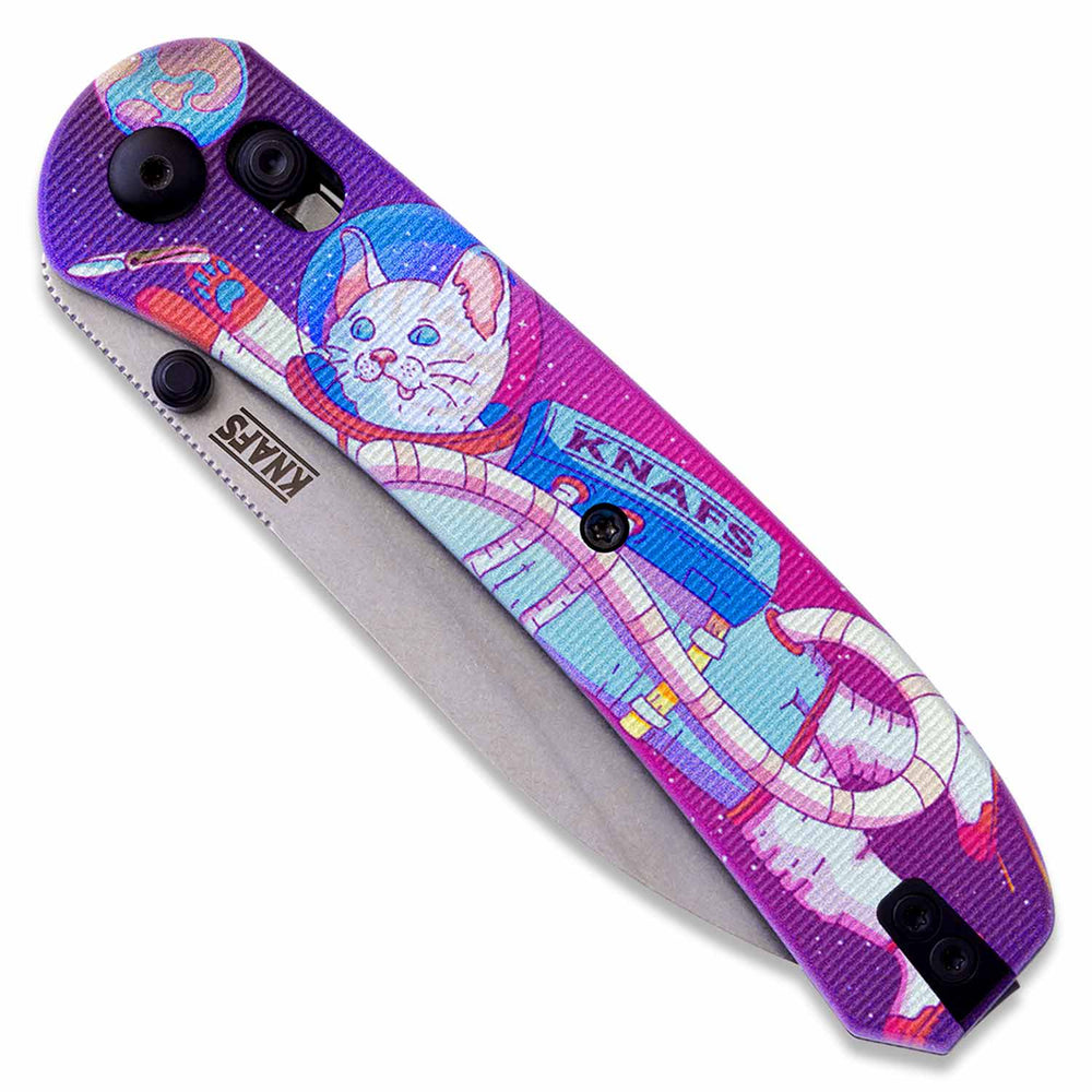 Lander 2 Knife Scales - Kitty Cosmo Crew G10