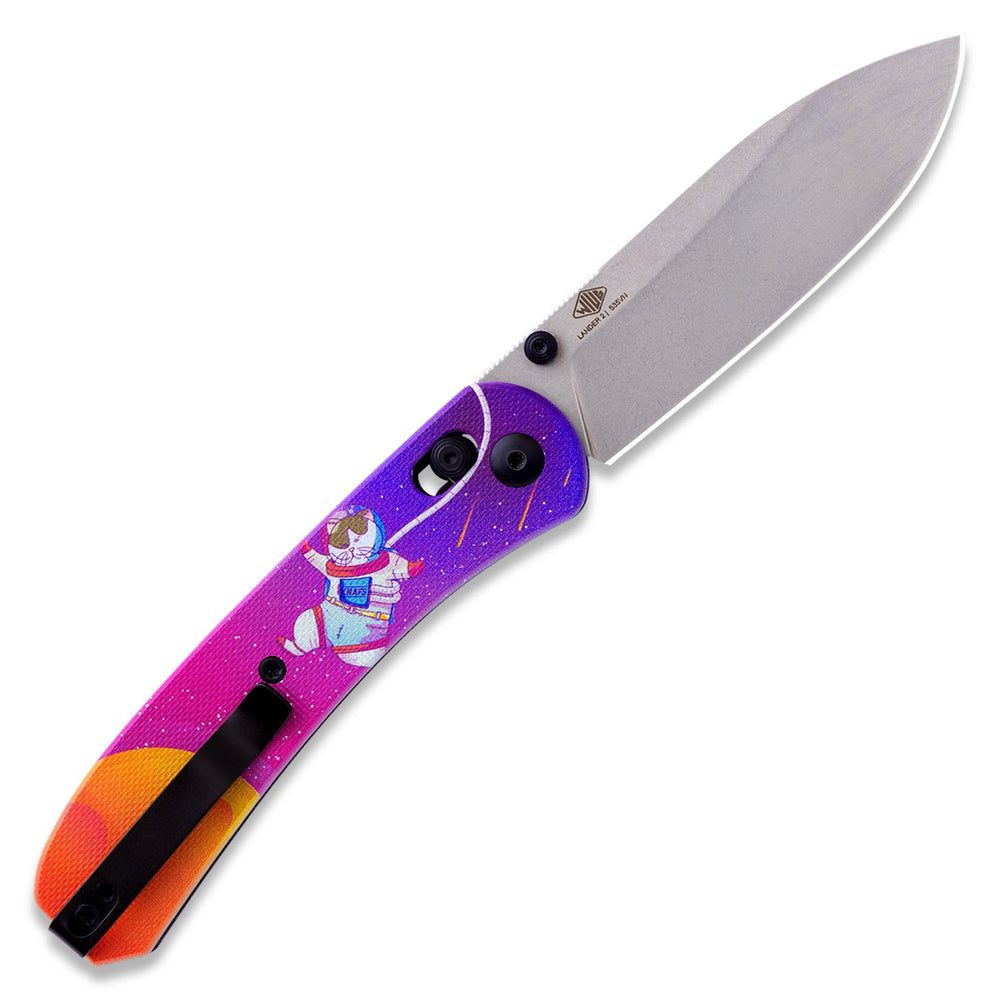 Lander 2 Knife Scales - Kitty Cosmo Crew G10