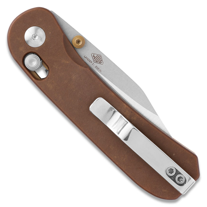 Lander 3 Pocket Knife - Clip Point - S35VN