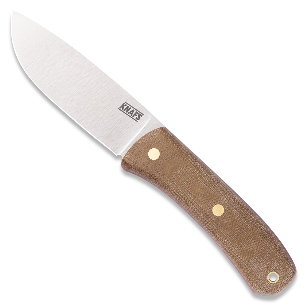 The Large Lulu Fixed Blade Knife, A2 Steel - Knafs