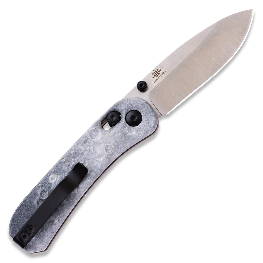Lander 3 Knife Scales- 3D Lunar Moon Surface - Tranquility Base