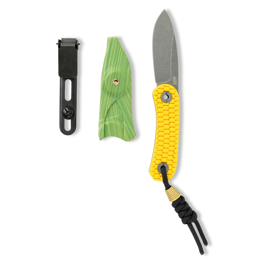 Lander 4 Corn Pre-Built - Knife, Sheath, Scales