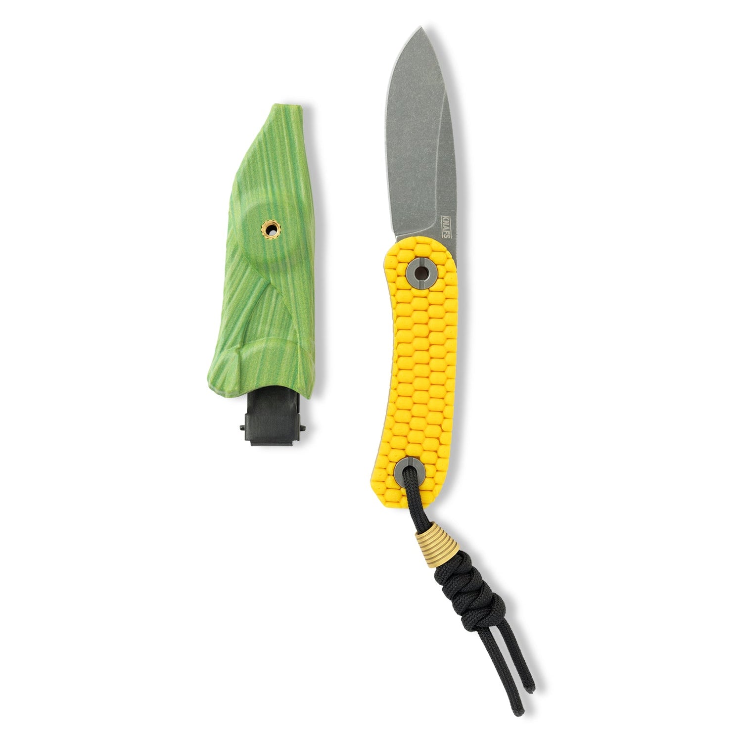 Lander 4 Corn Pre-Built - Knife, Sheath, Scales