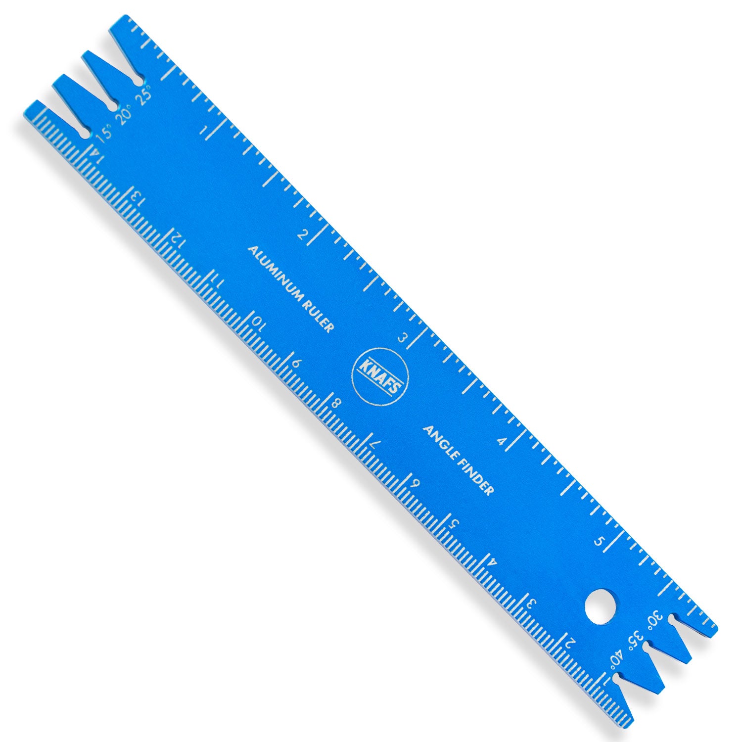 Aluminum Ruler + Knife Angle Finder